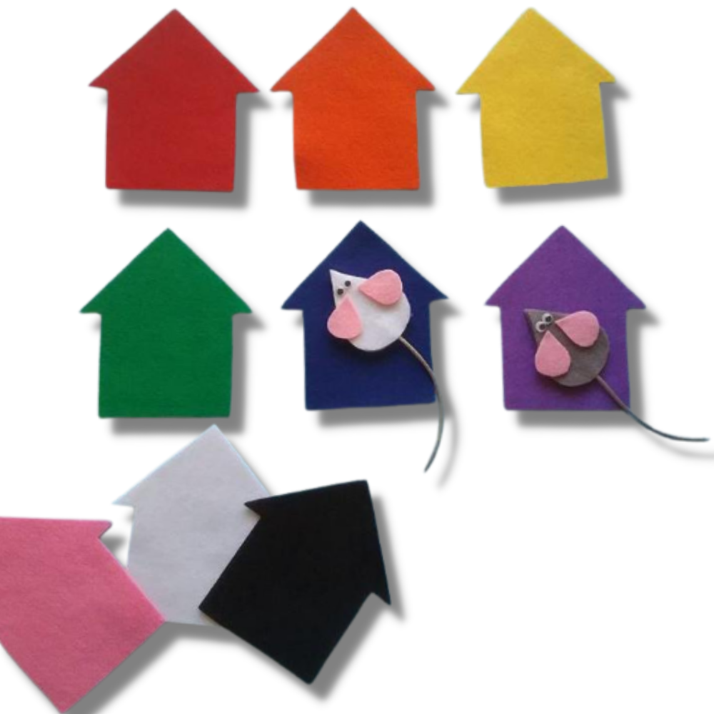 Little Mouse Hide and Seek Colors Game – Felt Board Magic