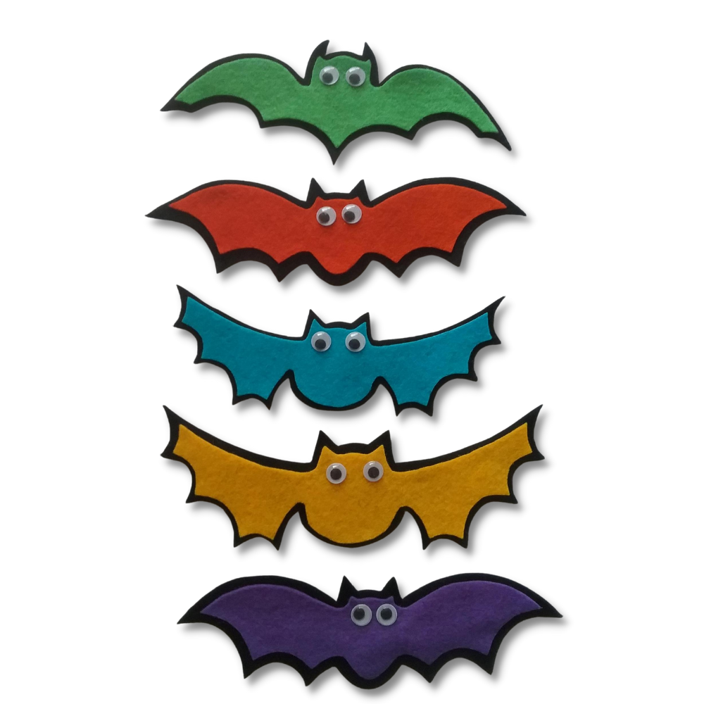 Five Little Bats on a Dark Dark Night – Felt Board Magic