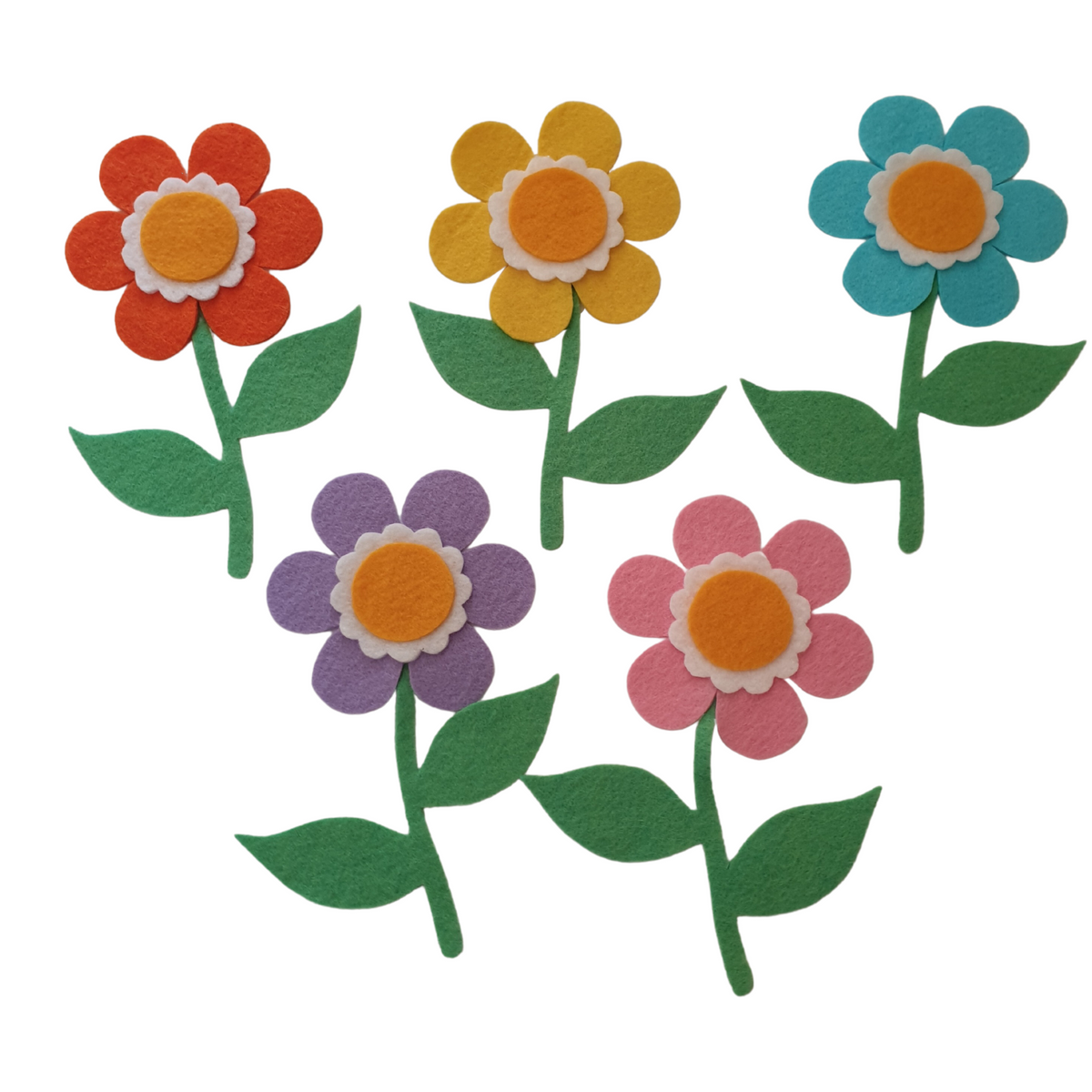 Five Little Flowers – Felt Board Magic