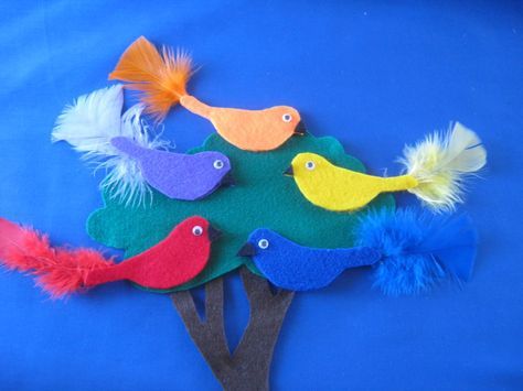 Five Little Birds – Felt Board Magic